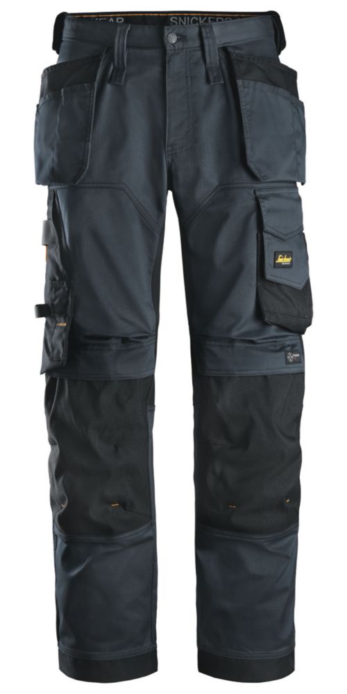 Snickers 6251 Work Trousers Steel Grey 44" W 32" L - Screwfix