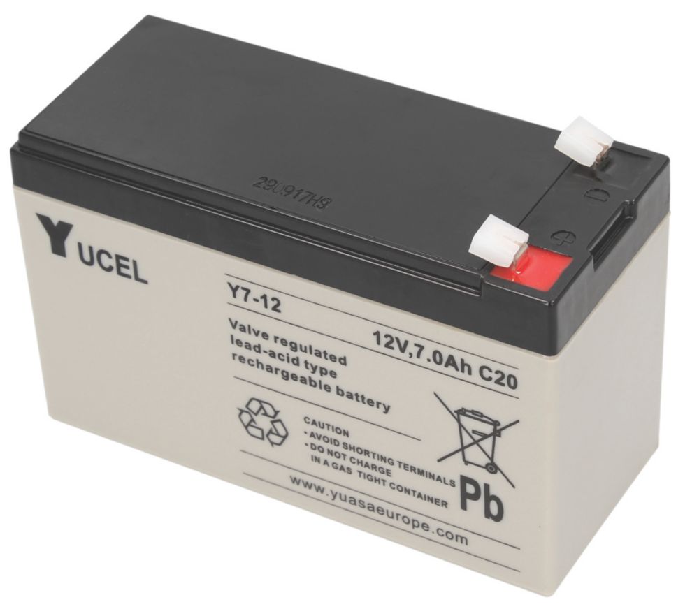 Axiom Sealed Lead Acid Battery 12V 7.0Ah - Screwfix