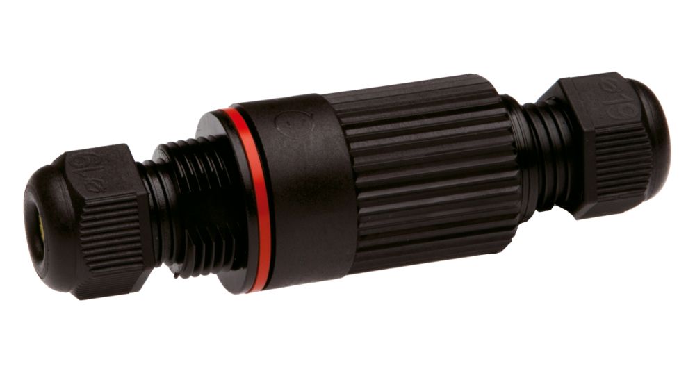 Hylec TeePlug 1-Entry 3-Pole Plug & Socket Cable Connector - Screwfix