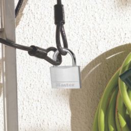 Master Lock 9150EURD Weatherproof Closed Shackle Padlock Aluminium 50mm ...