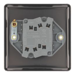 LAP 20A 16AX 2-Gang 2-Way Switch Antique Brass with Black Inserts ...