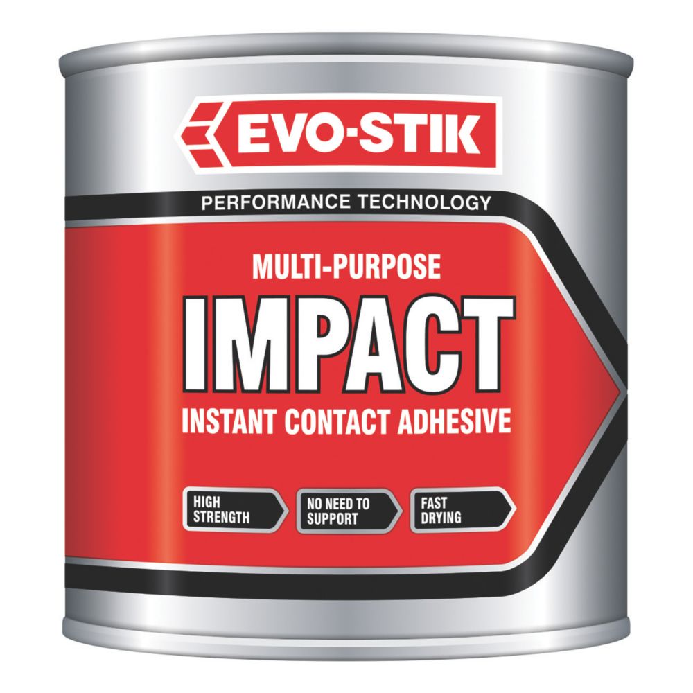 Evo-Stik Impact Adhesive Off-White/Amber 250ml - Screwfix