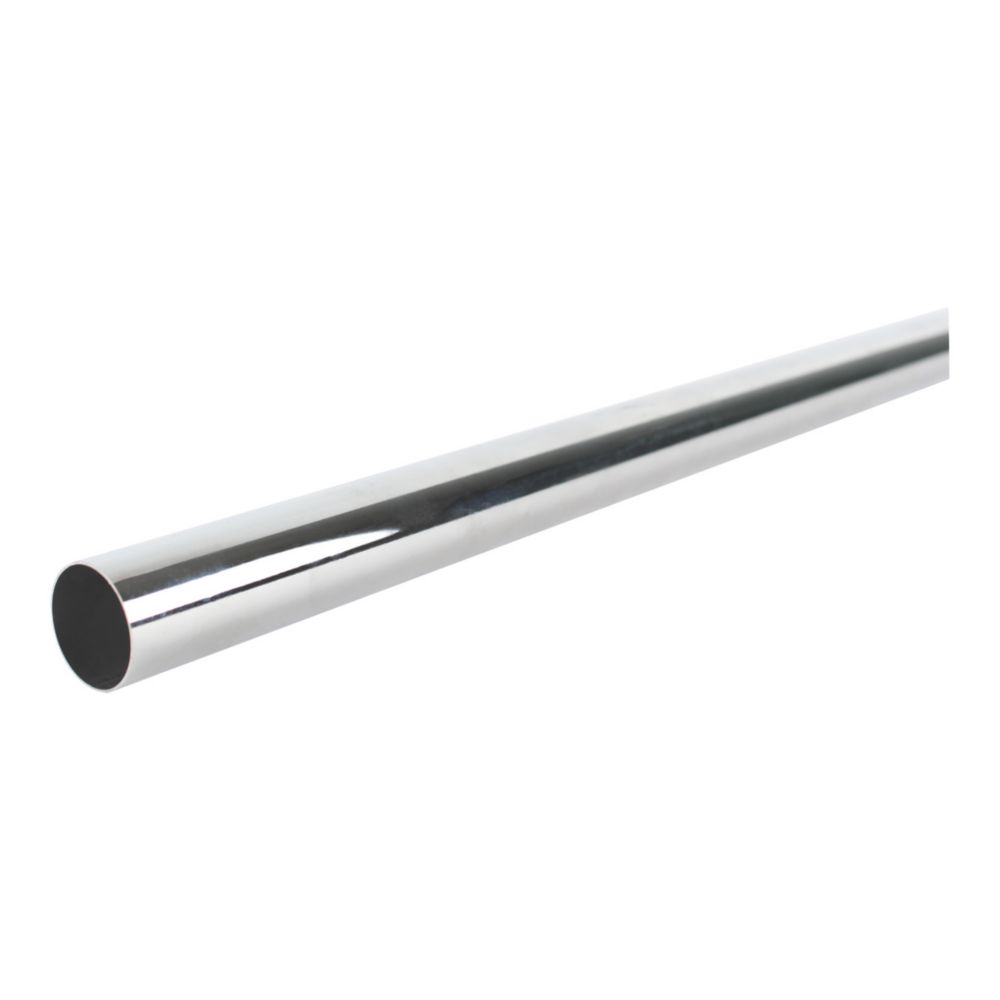 Essentials Tube Polished Chrome 1000mm x 19mm - Screwfix