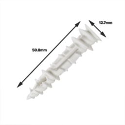 Cobra WallGripper Self-Drilling Plasterboard Wall Fixings 14mm x 54mm ...