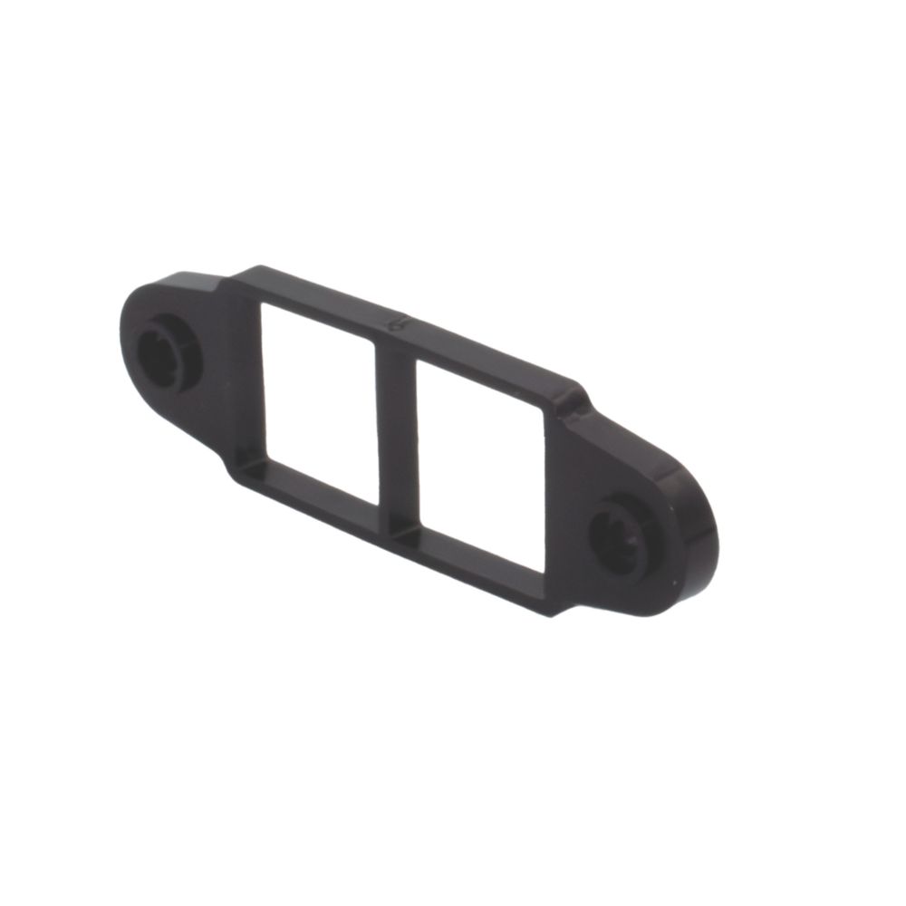 FloPlast RCS9B uPVC Square Spacer Bracket Black 65mm - Screwfix