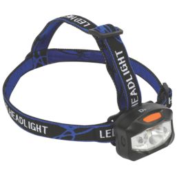 Diall LED Head Torch Black 120lm - Screwfix