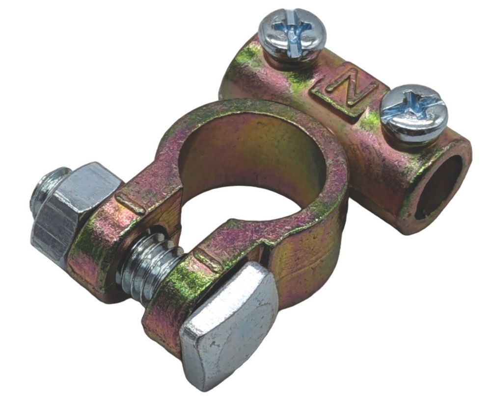 Pearl Consumables Negative 18mm Post Type Battery Terminal - Screwfix