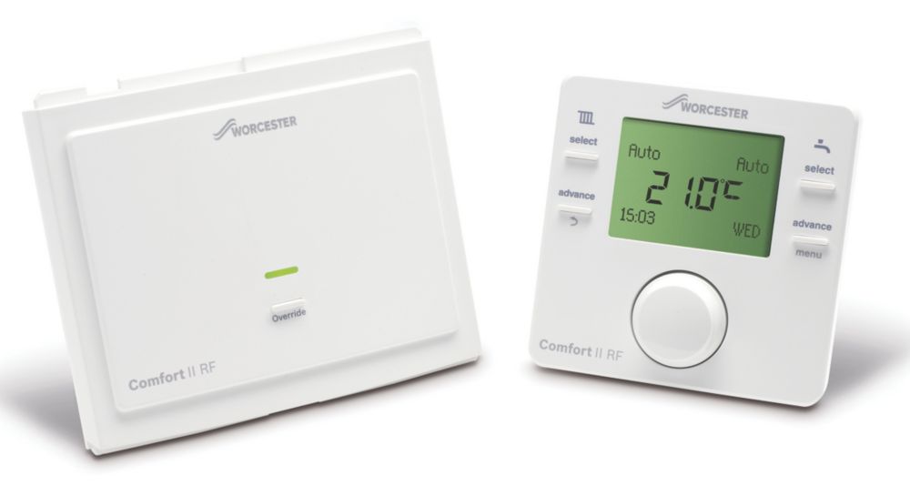 Worcester Bosch 7733600002 Comfort II Wireless Room Thermostat & Plug ...