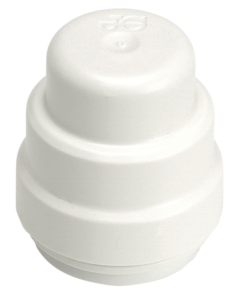 JG Speedfit Plastic Push-Fit Stop End 10mm - Screwfix