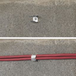 D-Line Safe-D30 U Clip Fire Rated Steel Cable Clips 25/30mm 100 Pack ...