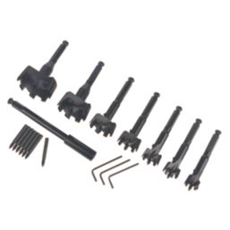 Milwaukee Hex Shank Forstner Wood Self-Feed Bit Contractors Kit 8 Pcs ...