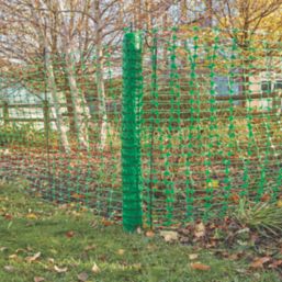 Essentials Barrier Fencing Green 50m - Screwfix