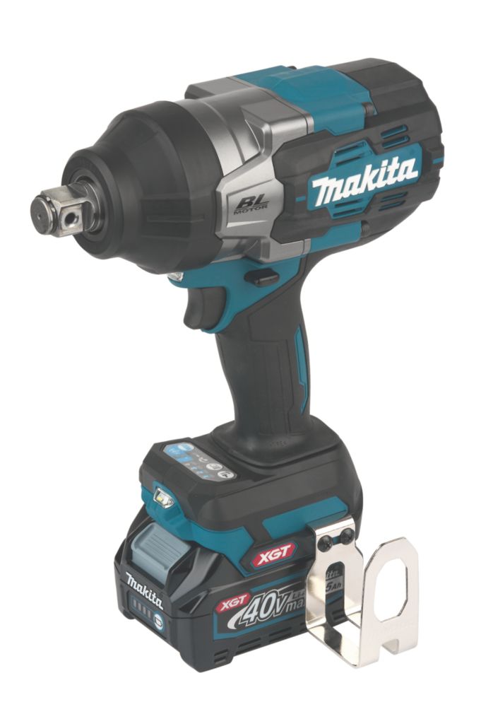 Makita TW001GD202 40V 2 x 2.5Ah Li-Ion XGT Brushless Cordless Impact ...