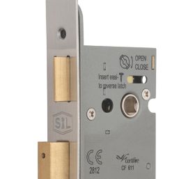 Smith & Locke 5 Lever Satin Nickel Architectural Sash Lock 65mm Case ...