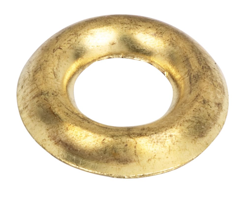 Essentials 8ga 100 Pack Brass Screw Cups - Screwfix