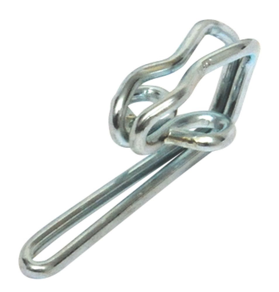 Renaissance Metal Curtain Hooks Chrome 100 Pack - Screwfix