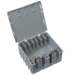 Wago 41A Junction Box 55 x 126 x 115mm Grey - Screwfix