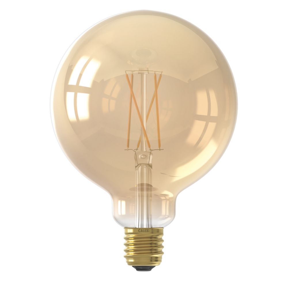 Calex E27 G125 LED Virtual Filament Smart Light Bulb 7W 806lm - Screwfix
