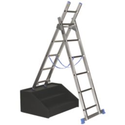 Mac Allister Aluminium 2.6m Combination Ladder - Screwfix