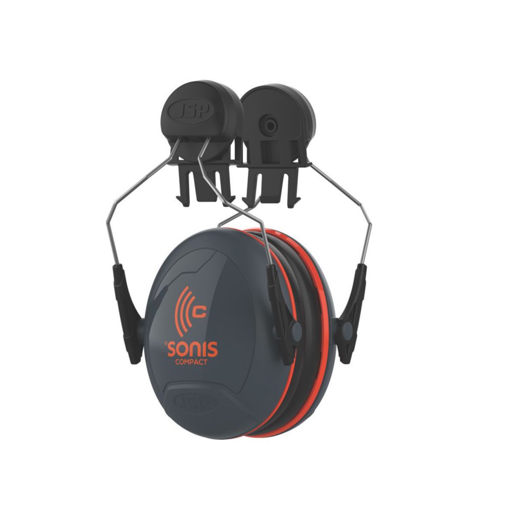 JSP Sonis Compact Mounted PPE Ear Defenders 31dB SNR - Screwfix