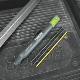 TRACER 200mm Replacement Lead Set for Deep Hole Construction Pencils 2B ...