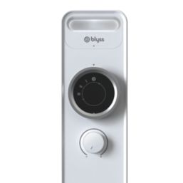 Blyss NY2009-24M 2000W Electric Portable Oil-Filled Radiator White ...