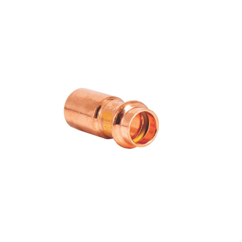 Instantor Copper Press-Fit Reducing Gas Fitting 1" x 3/4" - Screwfix