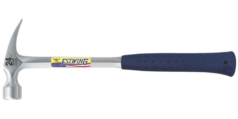Estwing Straight Claw Framing Hammer 24oz (0.68kg) - Screwfix