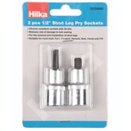 Hilka Pro-Craft Strut Leg Pry Socket Set 2 Pieces - Screwfix