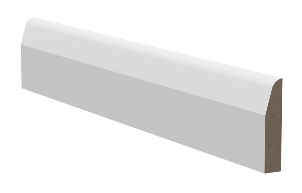 Essentials Primed MDF Chamfered Architrave 2100mm x 69mm x 14.5mm 5 ...