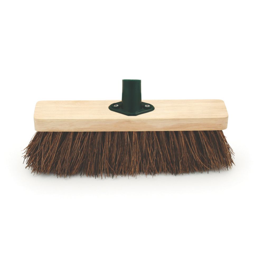 Stiff Broom Head & Bracket 11 1/2" - Screwfix
