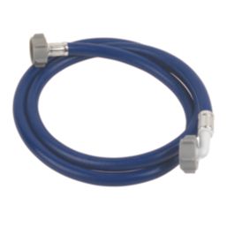 Flomasta Washing Machine Hose Blue 1.5m x 3/4" - Screwfix