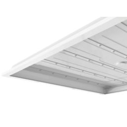4lite Rectangular 1200mm x 600mm LED Panel White 46W 5500lm - Screwfix