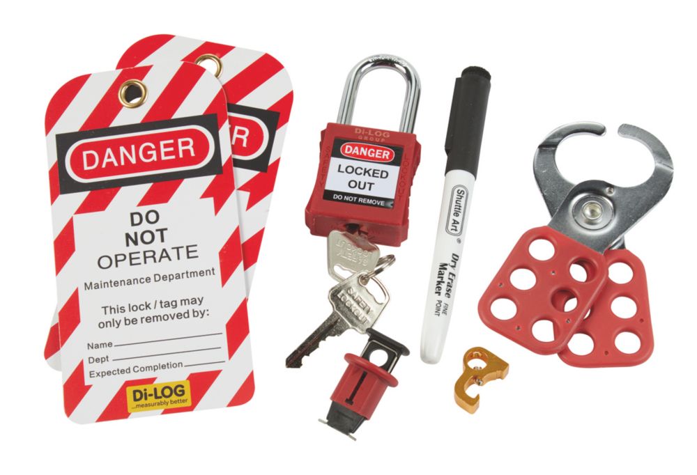 Di-Log Domestic Lockout & Tag Kit - Screwfix