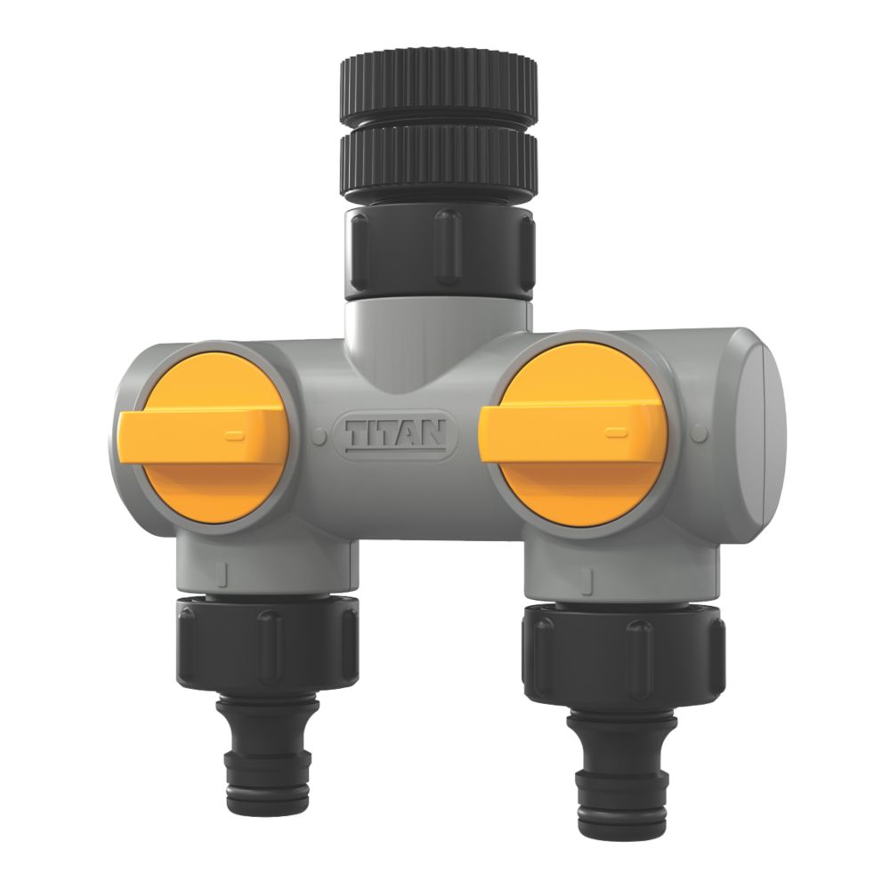 Titan 2-Way Multi-Tap Adaptor 1/2-1" - Screwfix