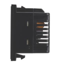 Contactum Media Modular 2.1A 10.5W 2-Outlet Type A USB Socket Black ...