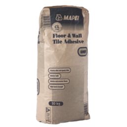 Mapei Wall & Floor Tile Adhesive Grey 20kg - Screwfix