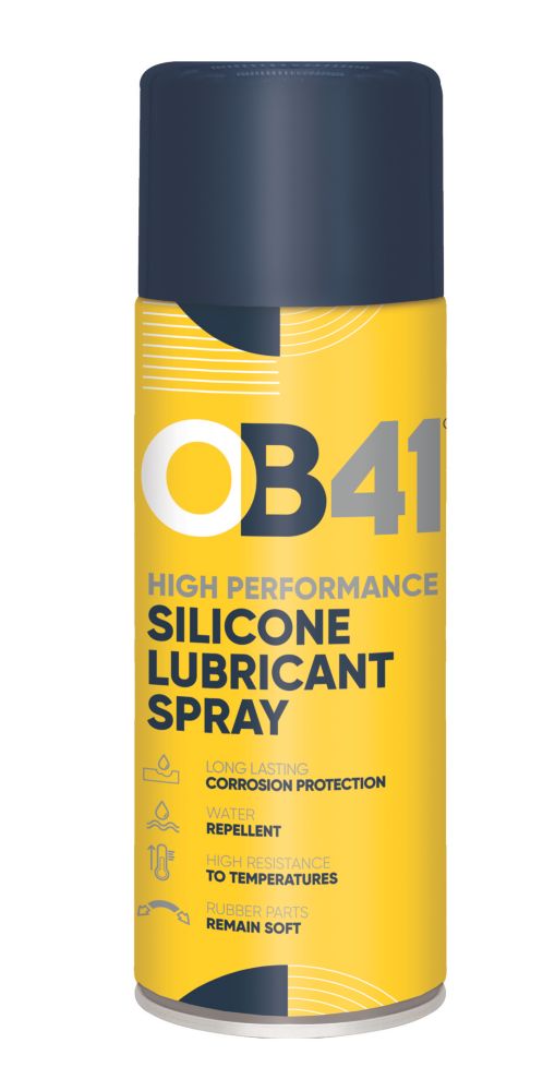 OB41 Silicone Lubricating Spray 400ml - Screwfix