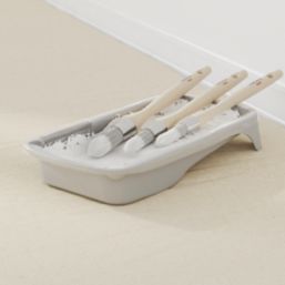 Fortress Trade Round Paint Brush Set 3 Pieces - Screwfix