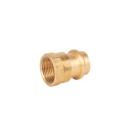 Instantor Copper Press-Fit Adapting Gas Female Coupler 1" x 1" - Screwfix