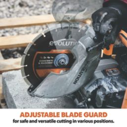 Evolution R260DCT 260mm 36V Li-Ion EXT Brushless Cordless Disc Cutter ...