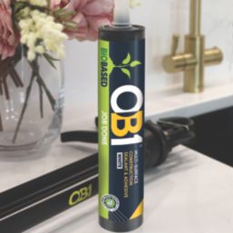 OB1 Bio-Based Multi-Surface Sealant & Adhesive White 290ml - Screwfix