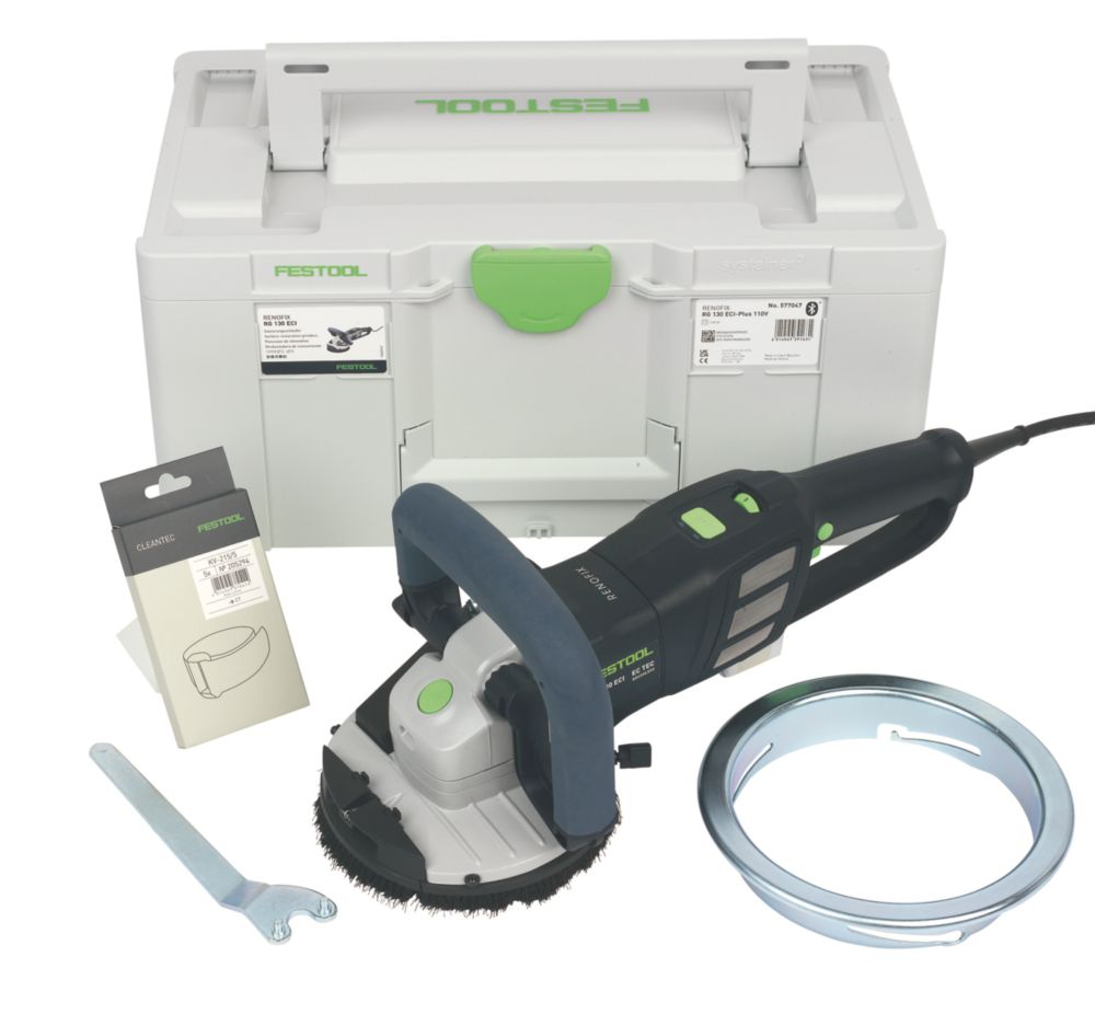 Festool RG 130 ECI-Plus RENOFIX 130mm Brushless Electric Surface ...