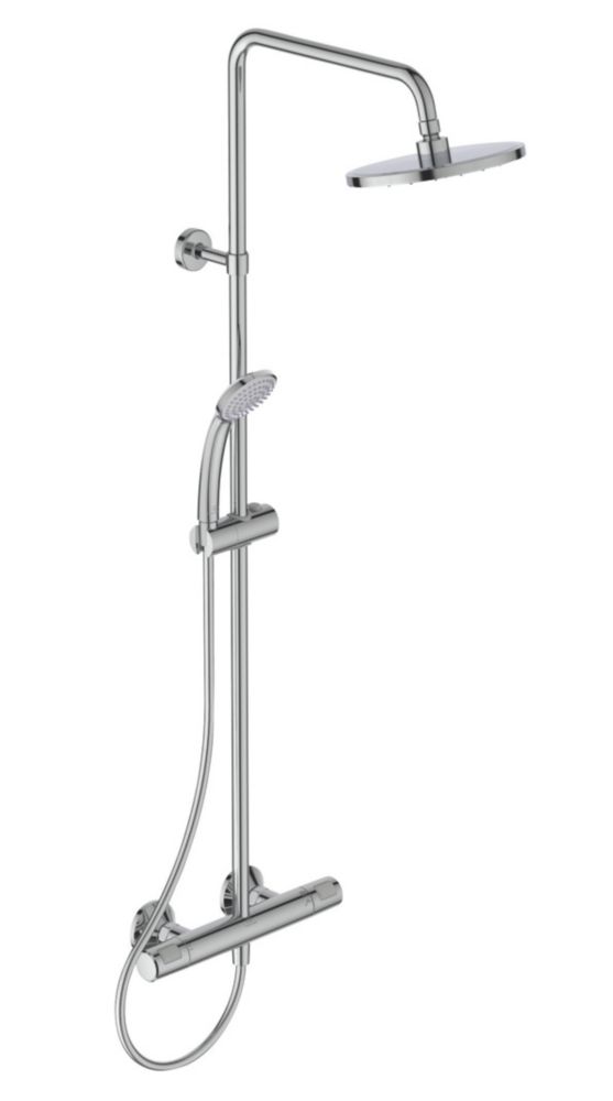Ideal Standard Ceratherm T20 Rear-Fed Exposed Chrome Thermostatic Mixer ...