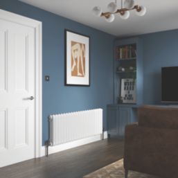 DeLonghi 500mm x 1038mm 3873BTU Traffic White Horizontal 3 Column ...