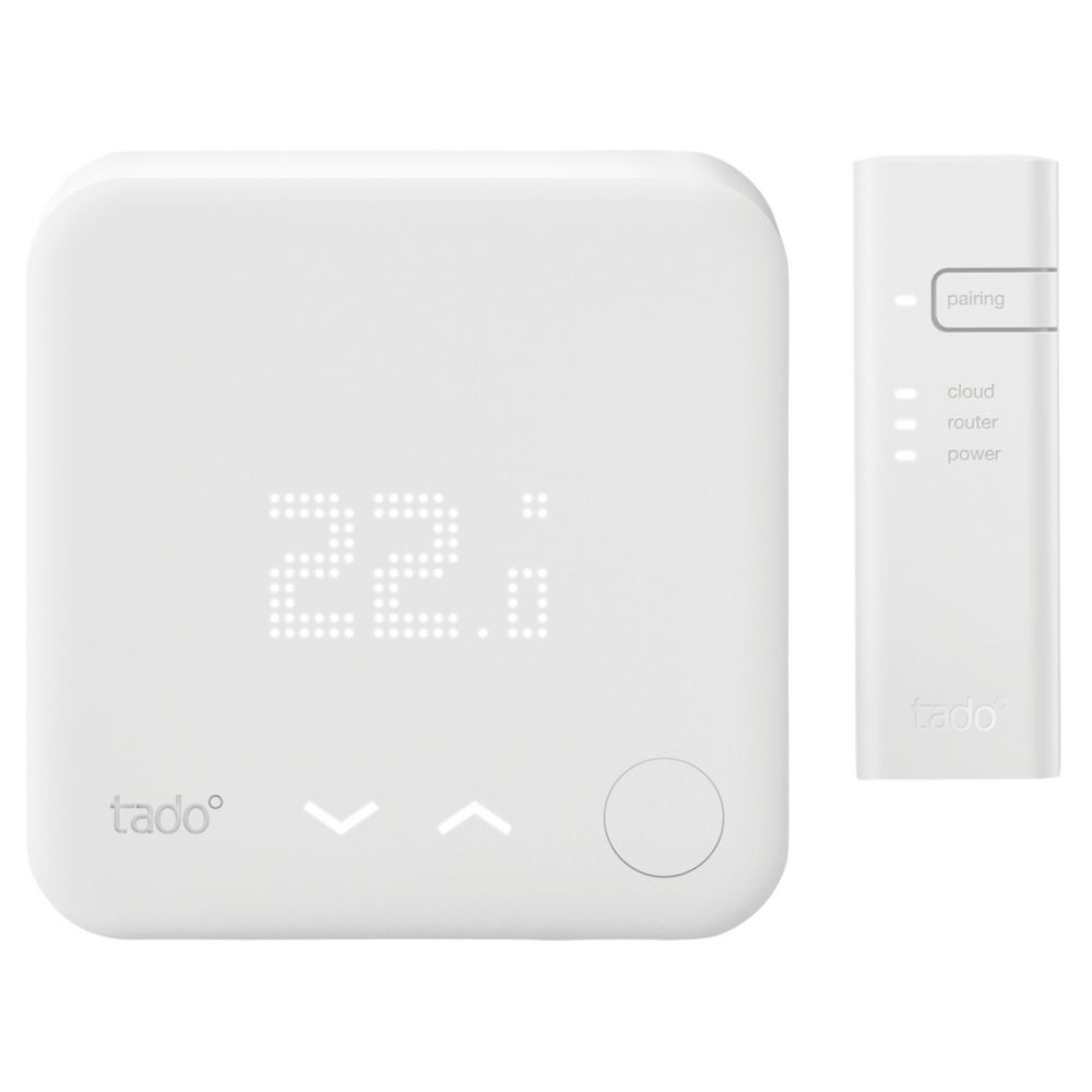 Tado V3+ Smart Wired Heating Thermostat Starter Kit - Screwfix