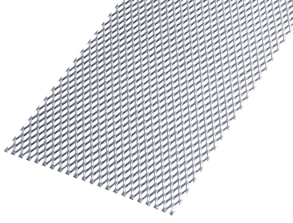 Rothley Stretched Perforated Protective Door Plate Steel 250mm x 500mm ...