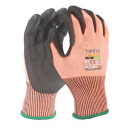UCI Hantex Vecta Colour Coded Cut-Resistant Gloves Orange/Black Large ...