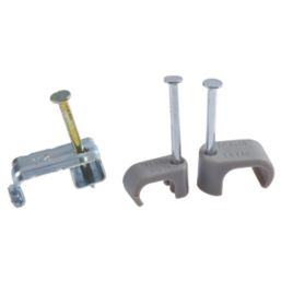 Schneider Electric Cable Clips Trade Tub 1 - 2.5mm² 1000 Pieces - Screwfix