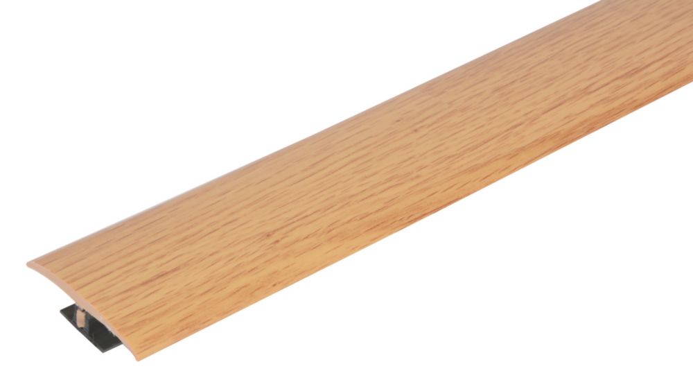 Vitrex Light Oak Variable Height Wood/Laminate Floor Threshold 0.9m ...